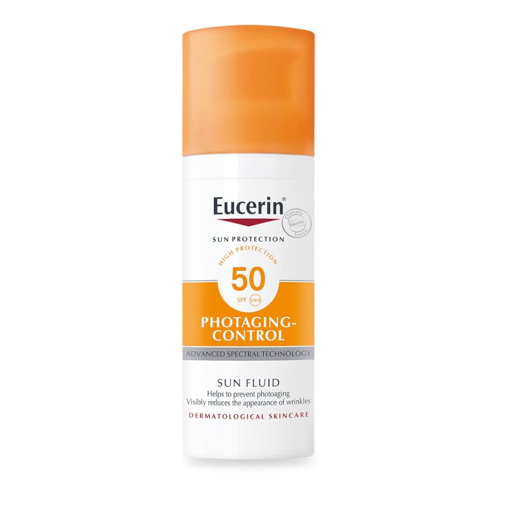 Sun Fluid Photoaging Control SPF 50 | Anti-age sunscreen for face | Eucerin